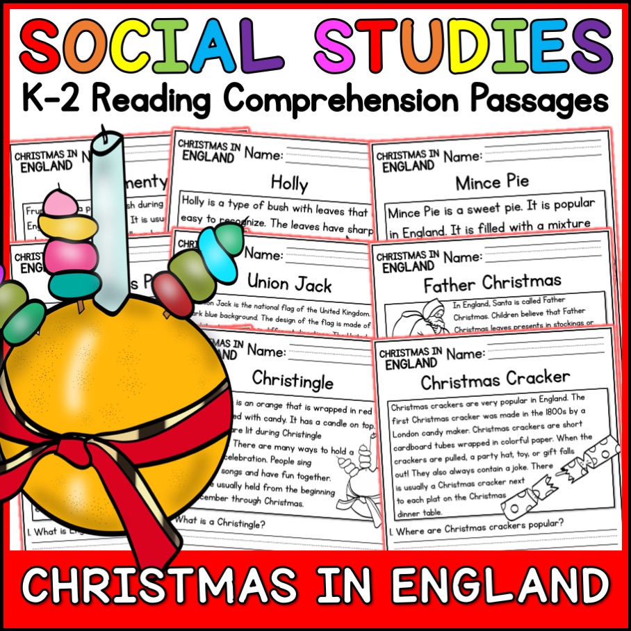 Christmas in the Netherlands Social Studies Reading Comprehension ...