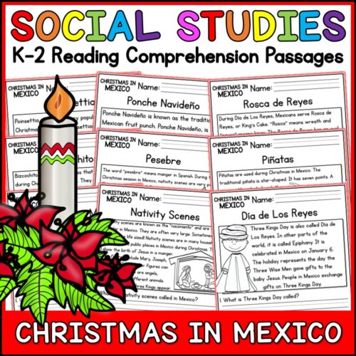 Christmas Holidays Reading Comprehension Passages K-2 - Made By Teachers