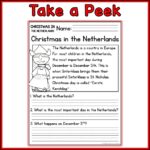 Christmas in the Netherlands Social Studies Reading Comprehension ...