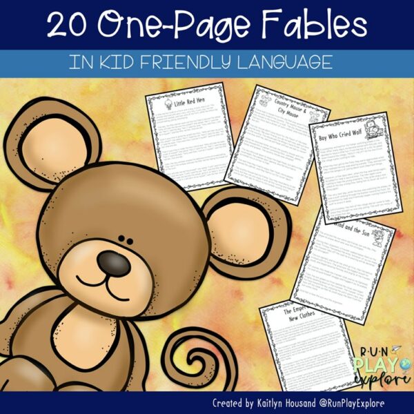 One Page Fables - Made By Teachers