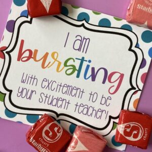 Meet the Teacher Student Gift Starbursts Bursting With Excitement ...