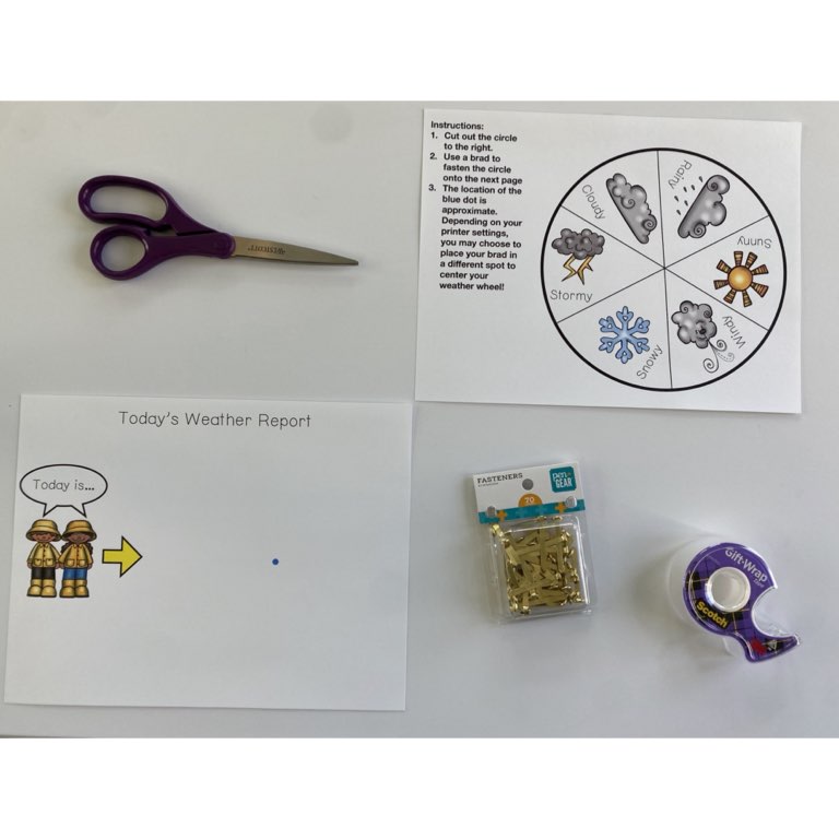 Daily Weather Report for Preschool Kindergarten and Homeschool - Made ...