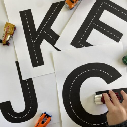Letter Roads: Drive Your Way to Letter Success Cars Activity | Made By ...