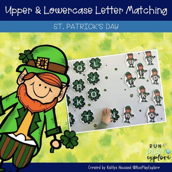 St. Patrick's Day Uppercase-Lowercase Letter Matching - Made By Teachers
