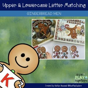 Gingerbread Uppercase to Lowercase Letter Matching Christmas Letter ...