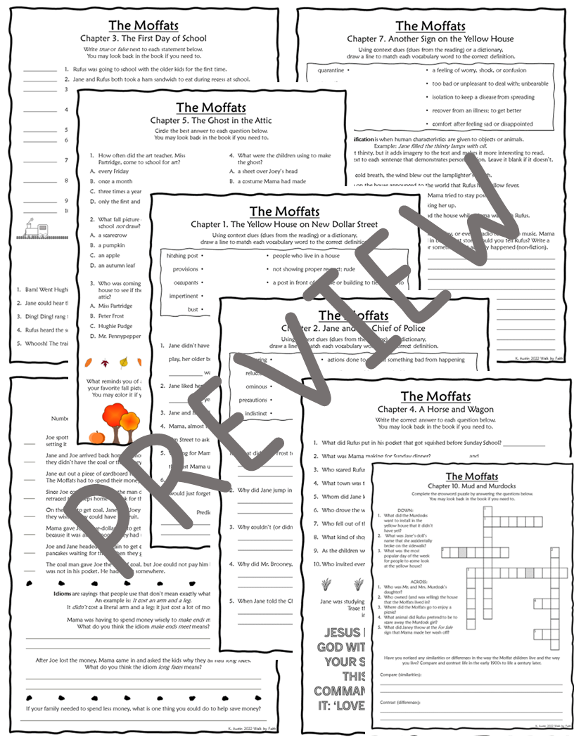 The Moffats Novel Study Bundle | Made By Teachers