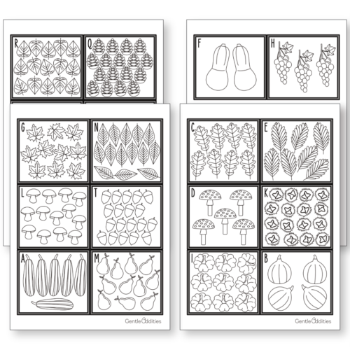 Fall/Autumn Activity - Count The Room - Counting Cards 1-20 | Made By ...