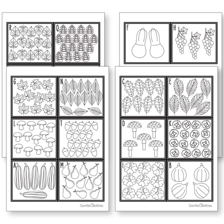 Fall/Autumn Activity - Count The Room - Counting Cards 1-20 | Made By ...