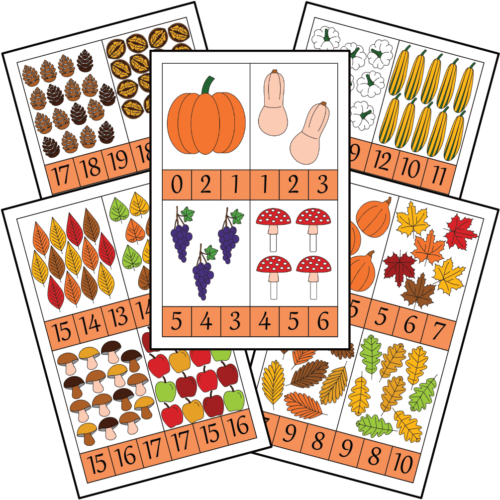 Fall/Autumn Activity - Count And Clip Task Cards: Counting to 20 | Made ...