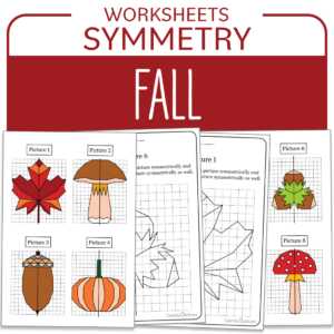 Fall - Autumn - Math Symmetry and Coloring | Made By Teachers