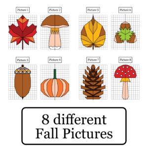 Fall - Autumn - Math Symmetry and Coloring | Made By Teachers