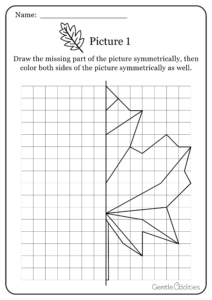 Fall - Autumn - Math Symmetry and Coloring | Made By Teachers