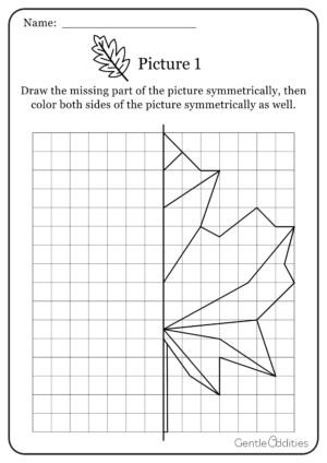 Fall - Autumn - Math Symmetry and Coloring | Made By Teachers