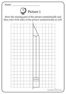 Back to School Activity - School Math Symmetry and Coloring | Made By ...