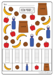 Back to School Activity - I Spy - How Many - Color, Count and Graph 1 ...