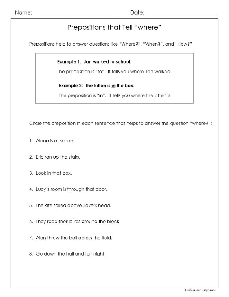 Back-to-School Grammar Review - Grade 1-2 : 24 worksheets - Made By ...