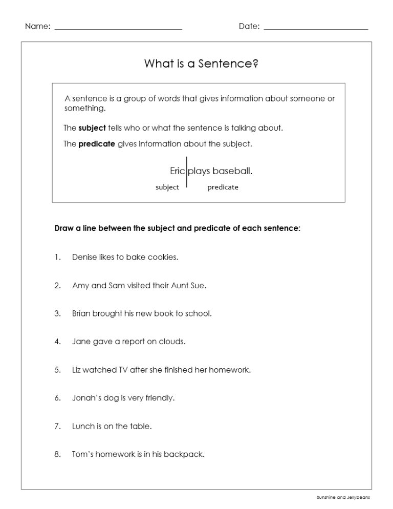 Back-to-School Grammar Review - Grade 1-2 : 24 worksheets - Made By ...