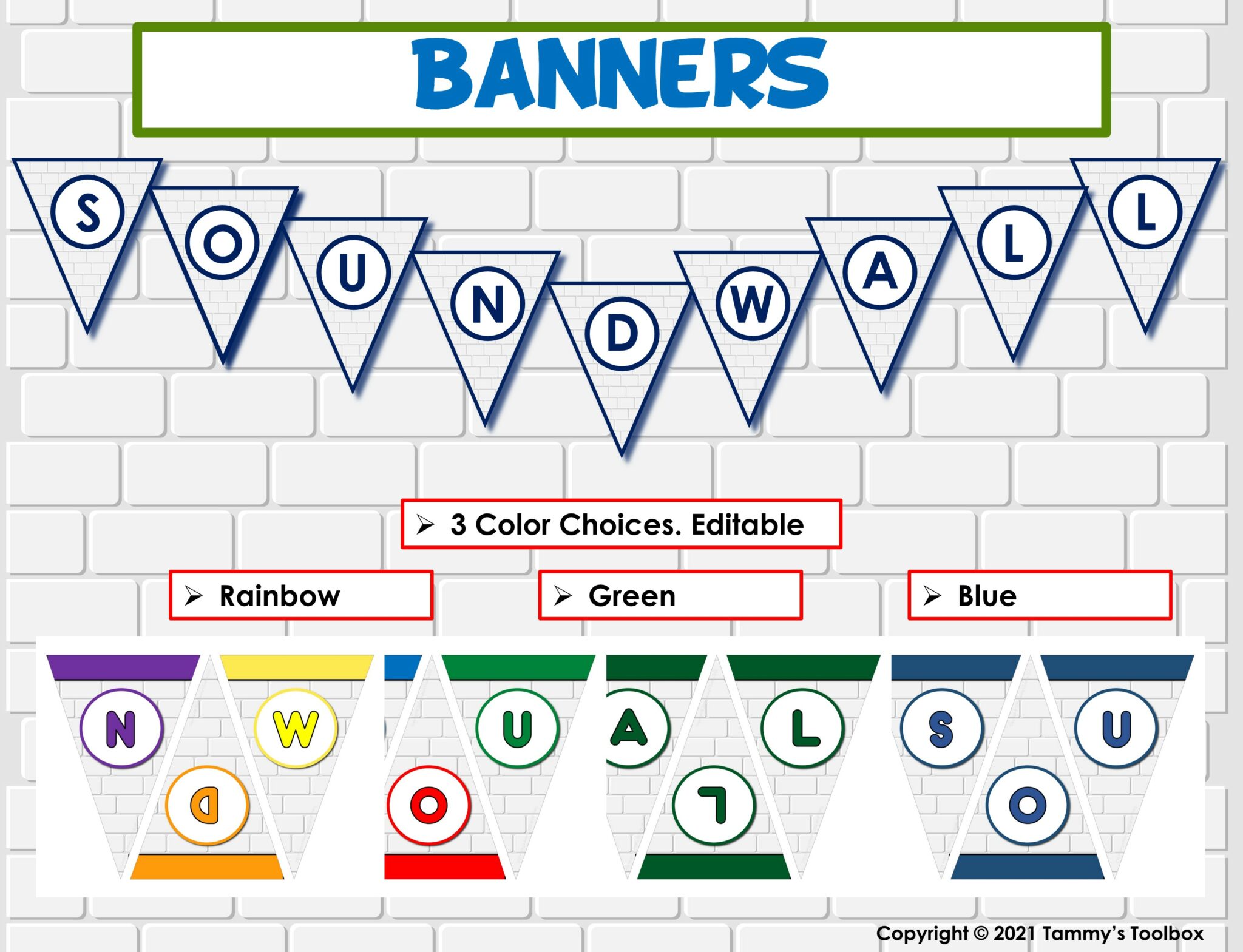 Sound Wall with Mouth Pictures in Rustic Wood - Made By Teachers