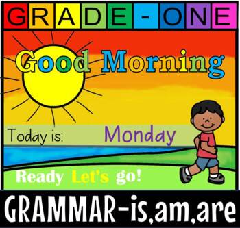 teaching powerpoint is am are | Made By Teachers