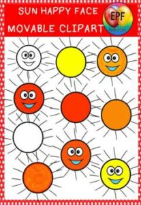 Sun clip art (moveable) - Made By Teachers