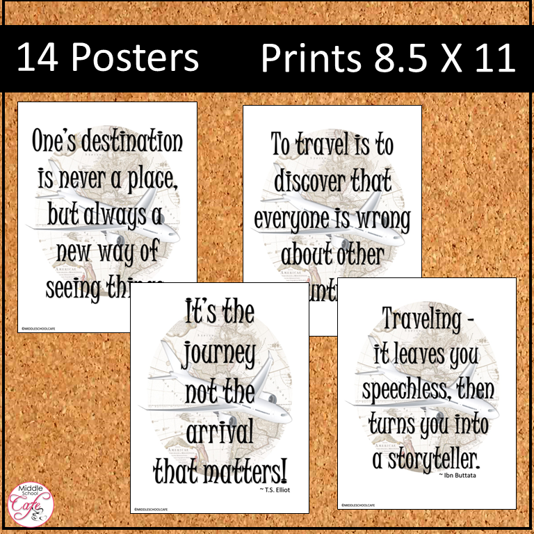 Travel Themed Posters | Made By Teachers
