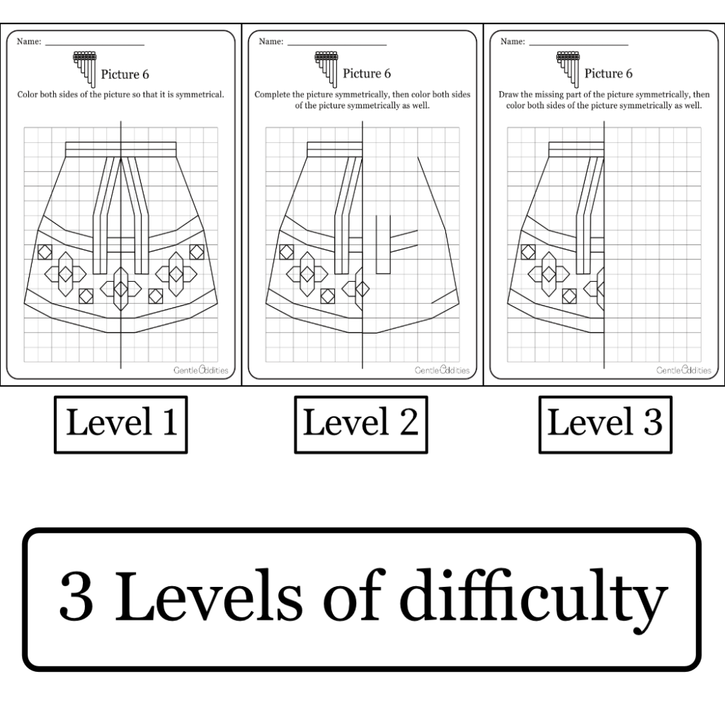 Hispanic Heritage Month - Peru Math Symmetry and Coloring | Made By ...