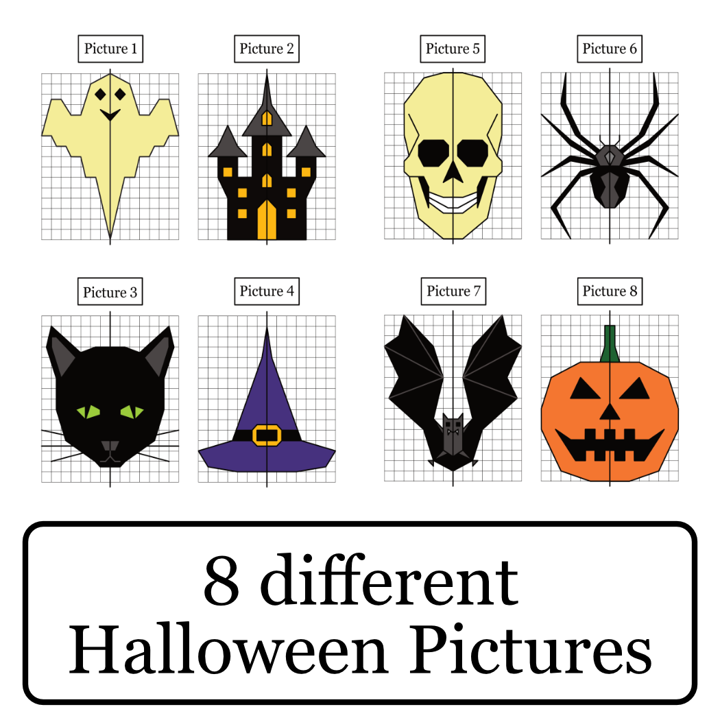 Halloween Math Symmetry and Coloring | Made By Teachers