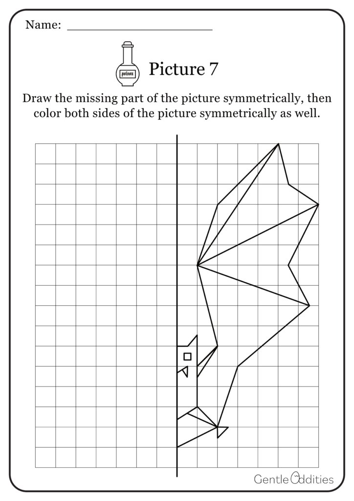 Halloween Math Symmetry and Coloring | Made By Teachers