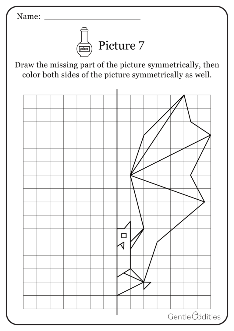 Halloween Math Symmetry and Coloring | Made By Teachers