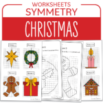 Christmas Math Activity Symmetry and Coloring - Made By Teachers