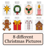 Christmas Math Activity Symmetry and Coloring - Made By Teachers