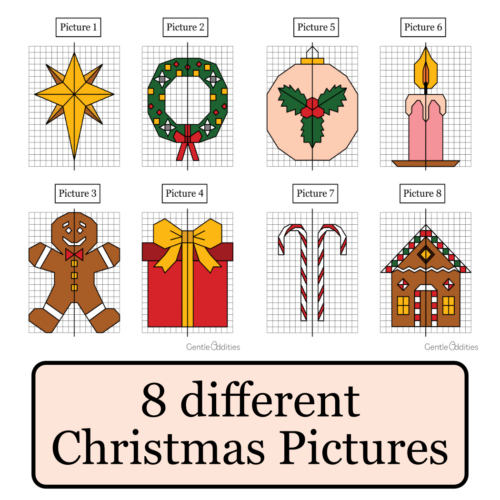 Christmas Math Symmetry and Coloring - Made By Teachers