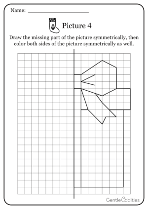 Christmas Math Activity Symmetry and Coloring - Made By Teachers