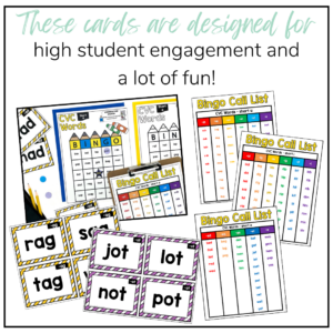Back To School CVC Word BINGO Cards - No Prep Printable Editable - Made ...