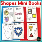 2D Shapes Intervention Mini Booklets - Print & Fold Shapes Recognition ...