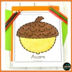 Fall Picture Tracing & Coloring Fine Motor Activity | Autumn Worksheets ...
