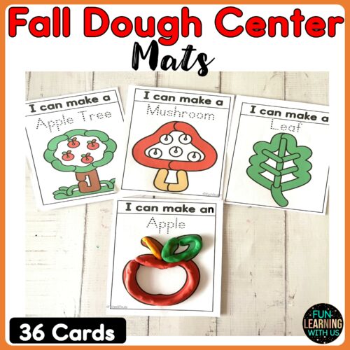 Fall Dough Center Mats | Autumn Season Fine Motor Activity | Made By ...