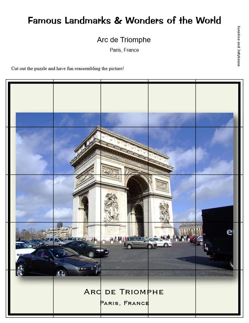 Famous Landmarks & Wonders of the World - 25 Photo Jigsaw Puzzles ...