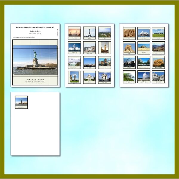 Famous Landmarks & Wonders of the World - 25 Photo Jigsaw Puzzles ...