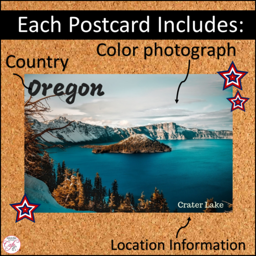 USA Bulletin Board Set - Postcards Across America | Made By Teachers