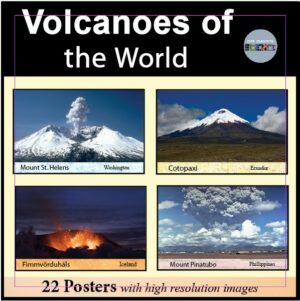 Volcano Posters Science Posters Bulletin Board Classroom Decor | Made ...