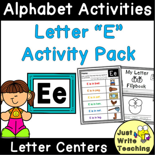 Alphabet Activities - Letter E Centers Activities - Made By Teachers