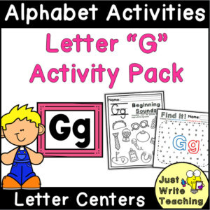 Alphabet Activities - Letter G Centers Activities - Made By Teachers