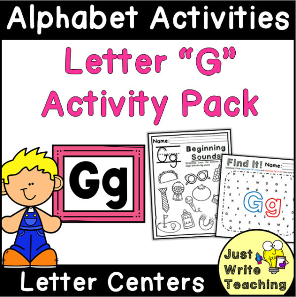 Alphabet Activities - Letter G Centers Activities | Made By Teachers