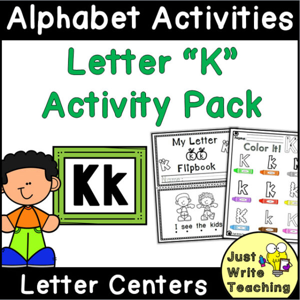 Alphabet Activities - Letter K Centers Activities - Made By Teachers