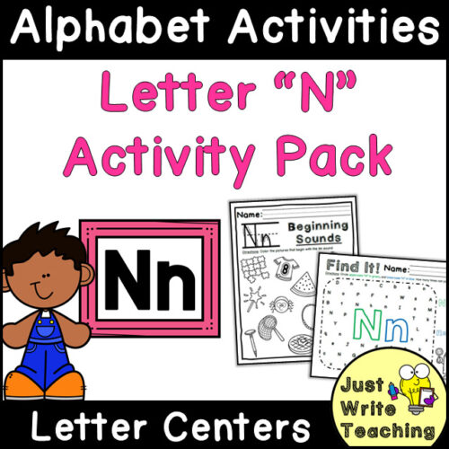 Alphabet Activities - Letter N Centers Activities - Made By Teachers
