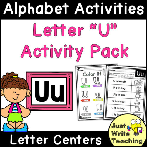 Alphabet Activities - Letter U Centers Activities - Made By Teachers