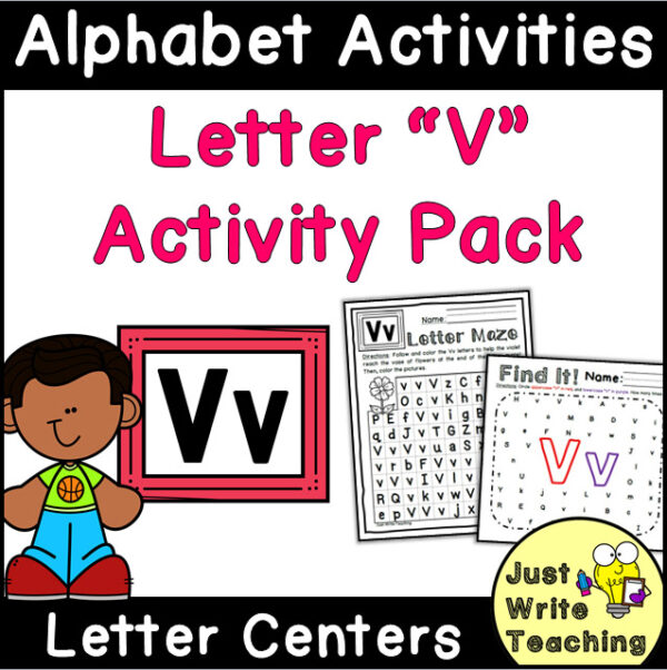 Alphabet Activities - Letter V Centers Activities - Made By Teachers