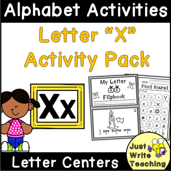 Alphabet Activities - Letter X Centers Activities - Made By Teachers