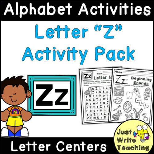 Alphabet Activities - Letter Z Centers Activities - Made By Teachers